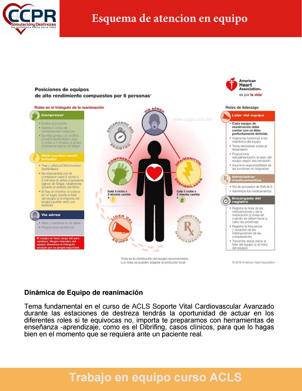 Curso acls soporte vital cardiovascular avanzado by Mentoria de ...