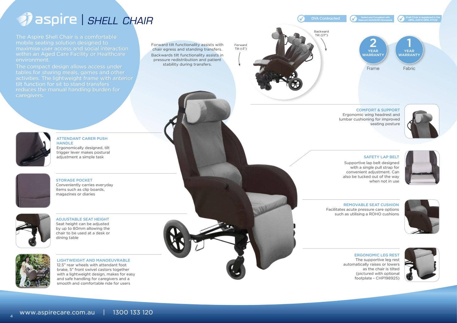 Aspire Shell Chair by Aidacare - Issuu