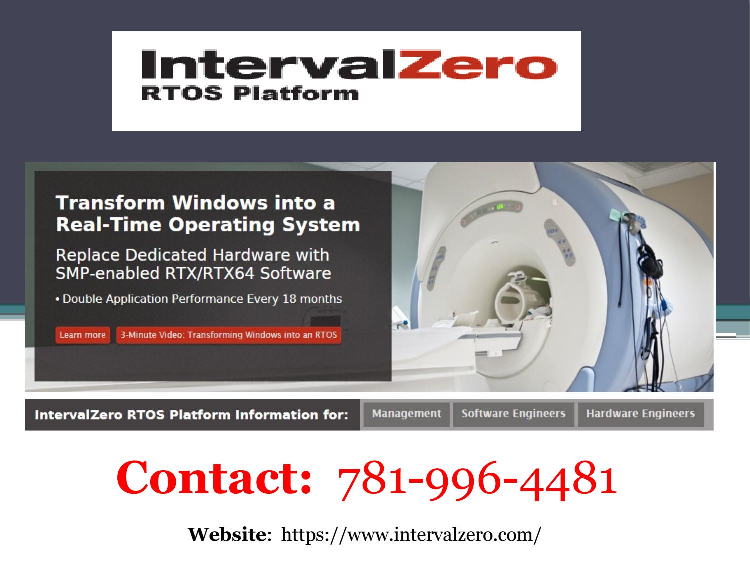 Enhance the performance of windows with rtos platform by IntervalZero - Issuu