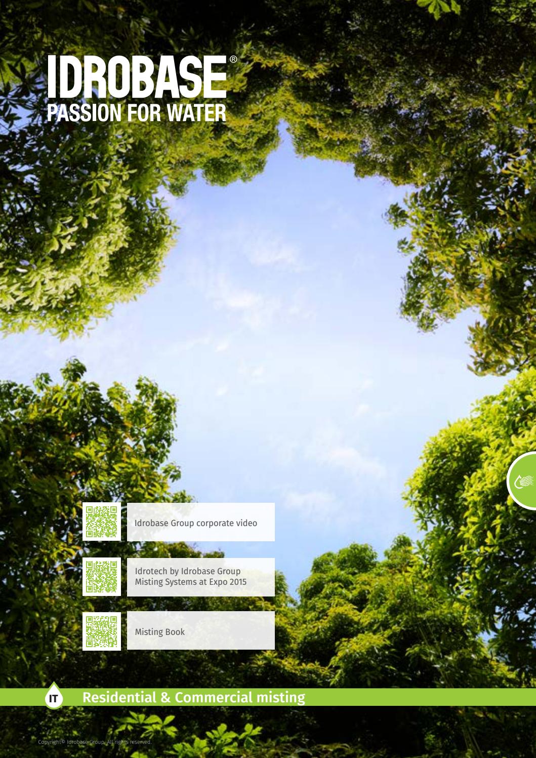Idrotech - Residential e Commercial misting | IT by Idrobase Group - Issuu