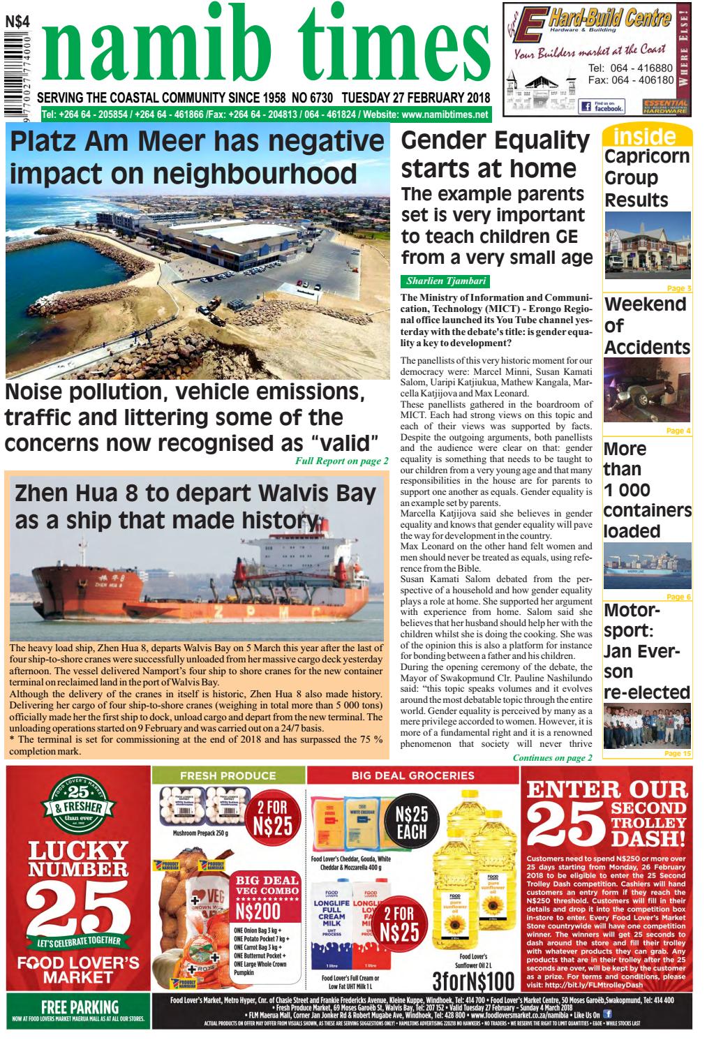 27 feb namib times e edition by Namib Times Virtual - Issuu