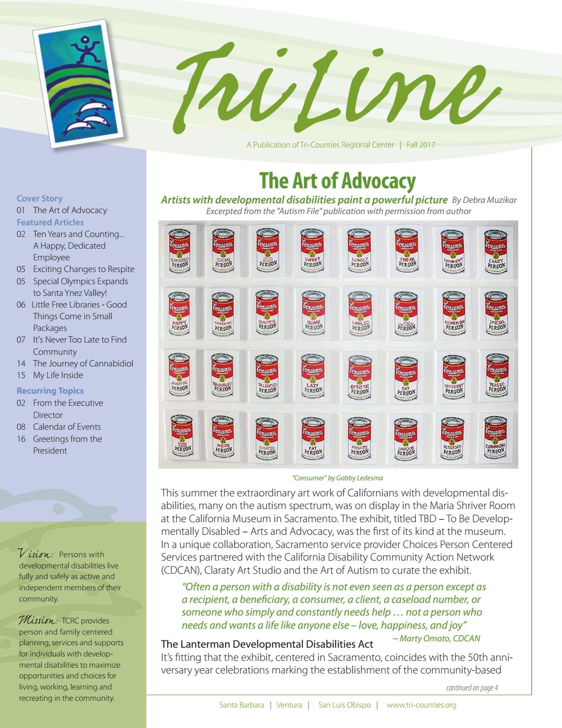 TriLine Newsletter - Fall 2017 - English by Tri-Counties Regional ...