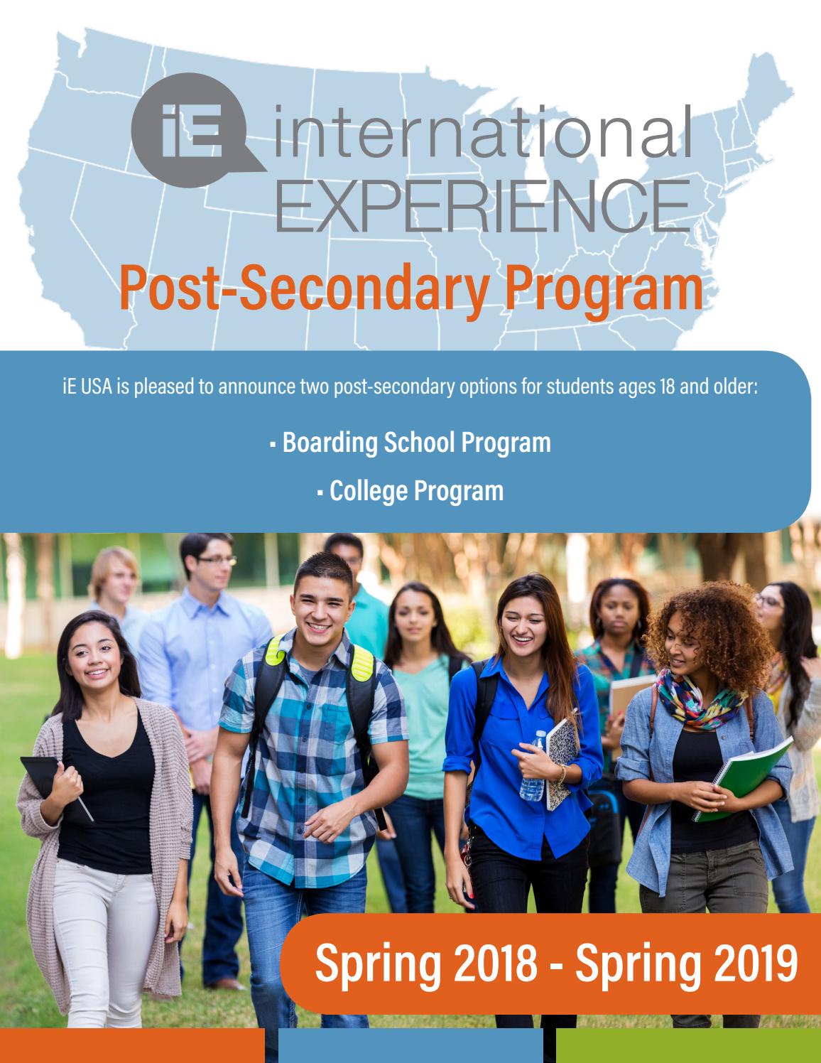 Post-Secondary Brochure by international Experience - Issuu