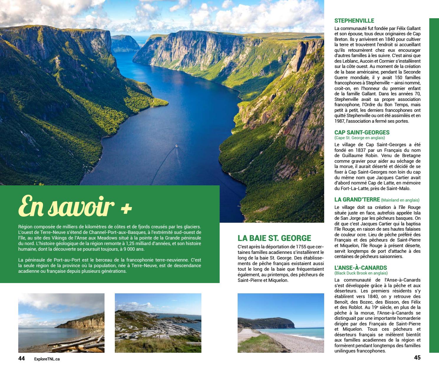 Terre-Neuve-et-Labrador Guide Touristique by Newfoundland and Labrador ...