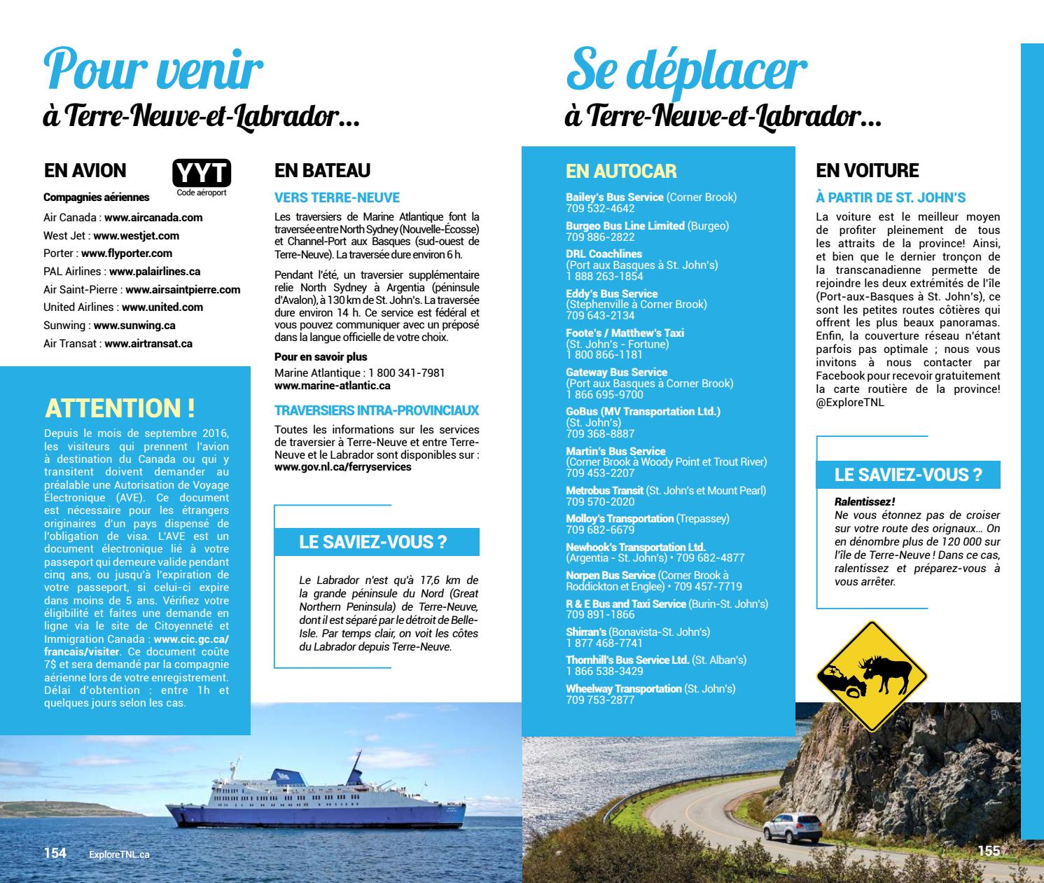 Terre-Neuve-et-Labrador Guide Touristique by Newfoundland and Labrador ...