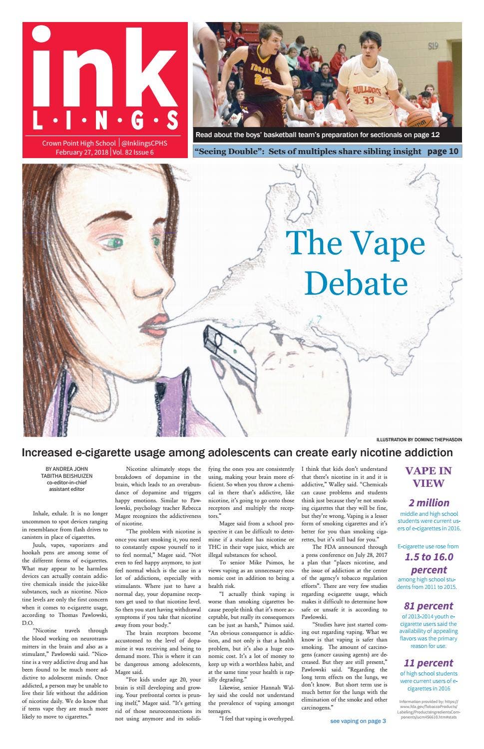 Inklings feb 2018 by CPHS Inklings - Issuu