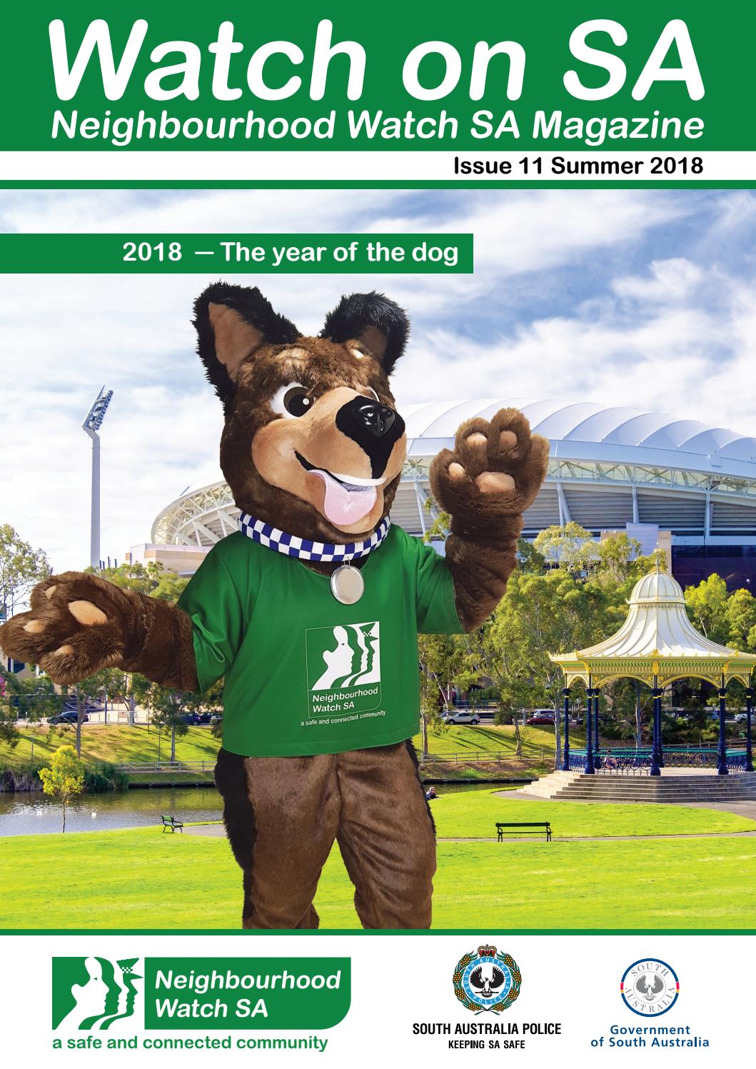 NHW SA Watch on SA magazine Issue 11, 2018 by South Australia Police ...