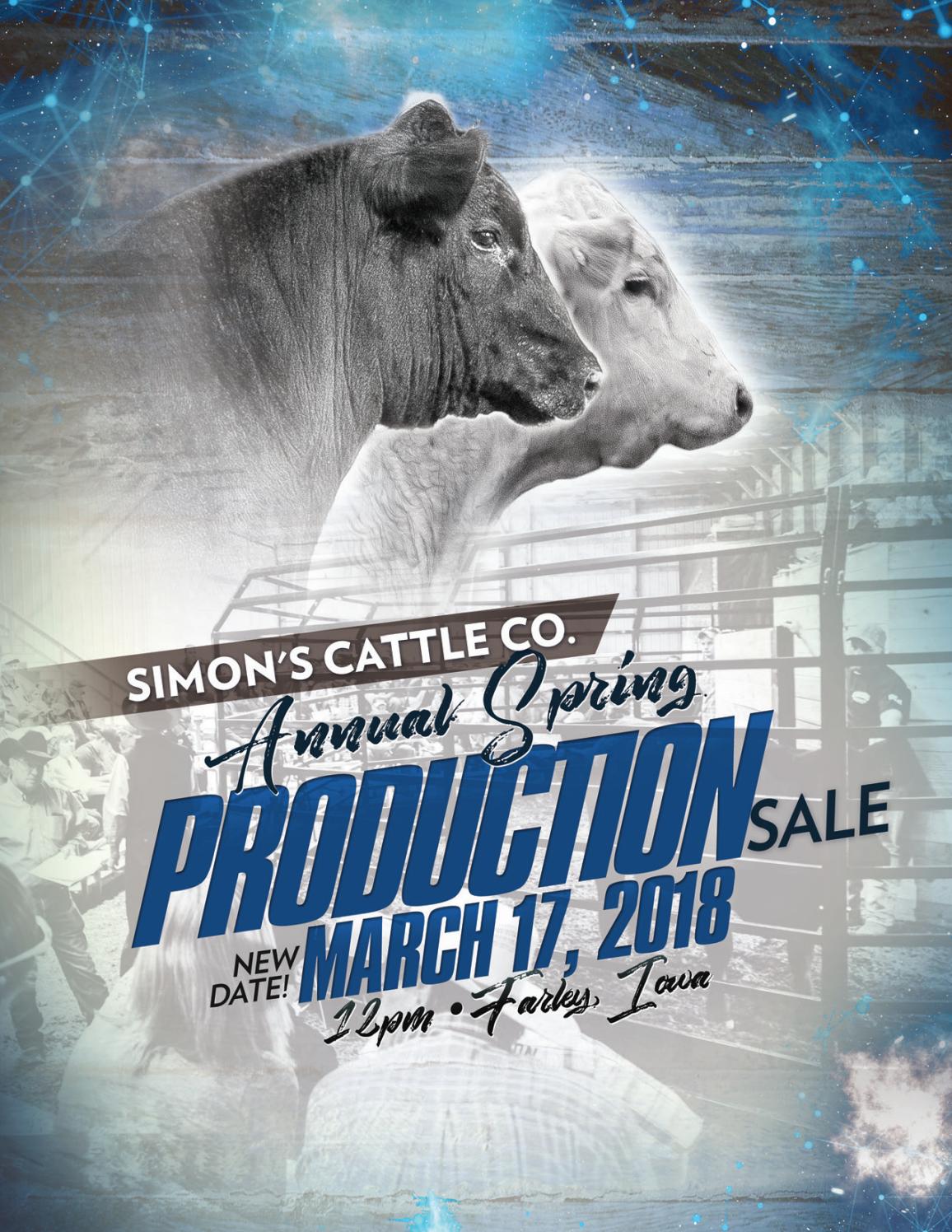 Simon's Cattle Company 2018 Spring Production Sale by Monti West Design ...