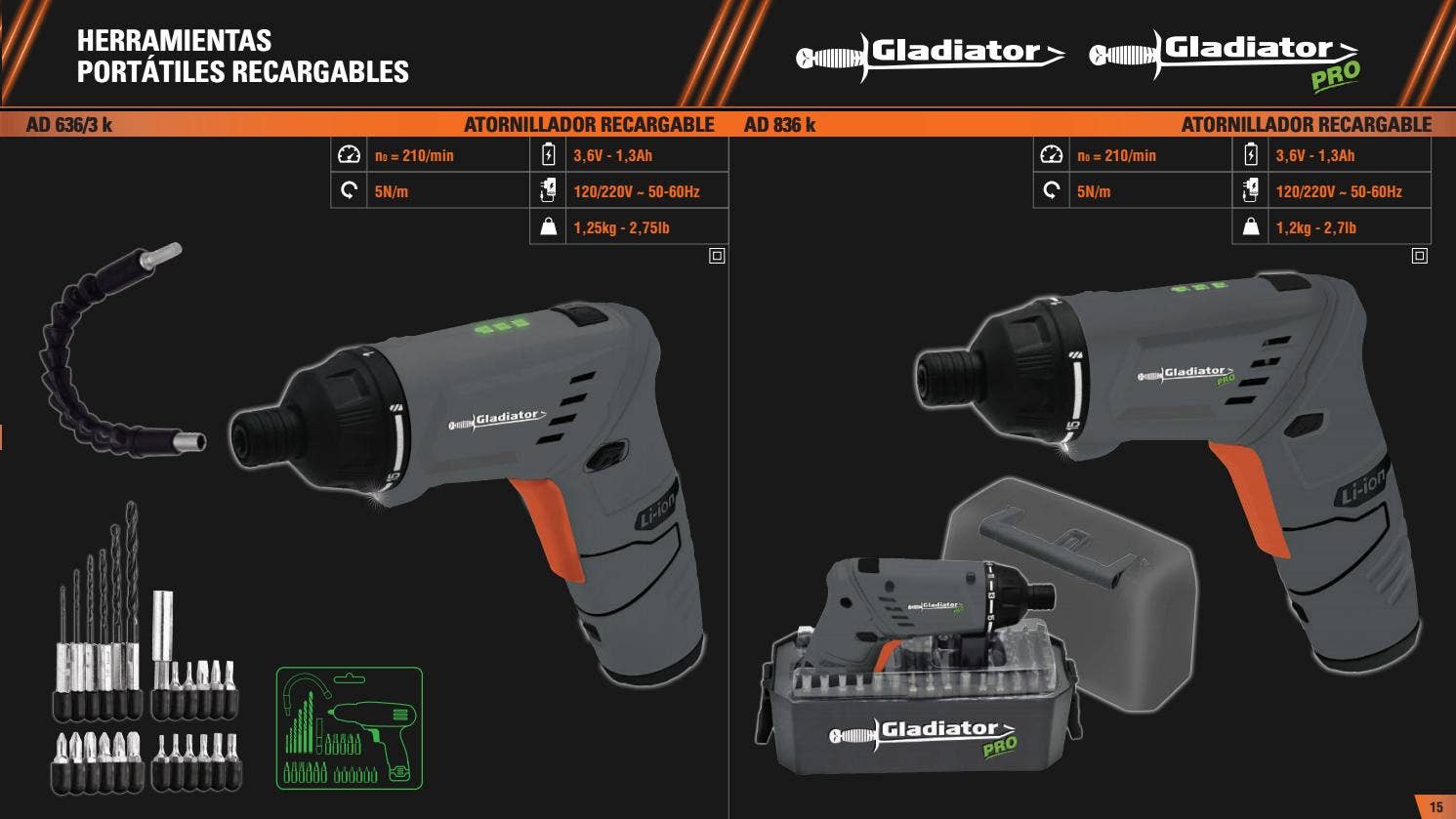 Catalogo Gladiator - Gladiator Pro 2018 by Importaciones Vega - Issuu
