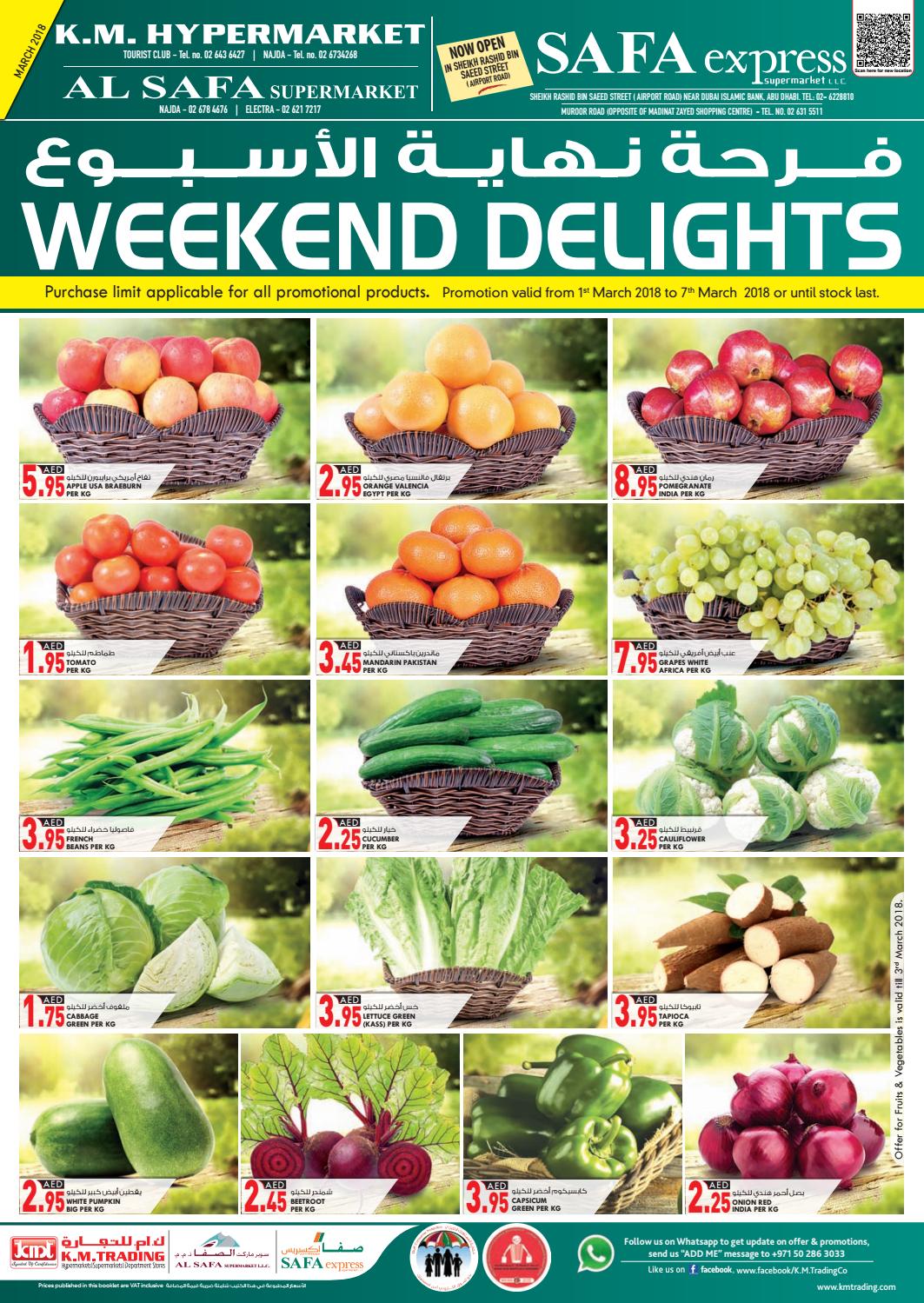 K.M.TRADING WEEKEND DELIGHTS -1ST MARCH 2018 -ABUDHABI EDITION by K.M ...