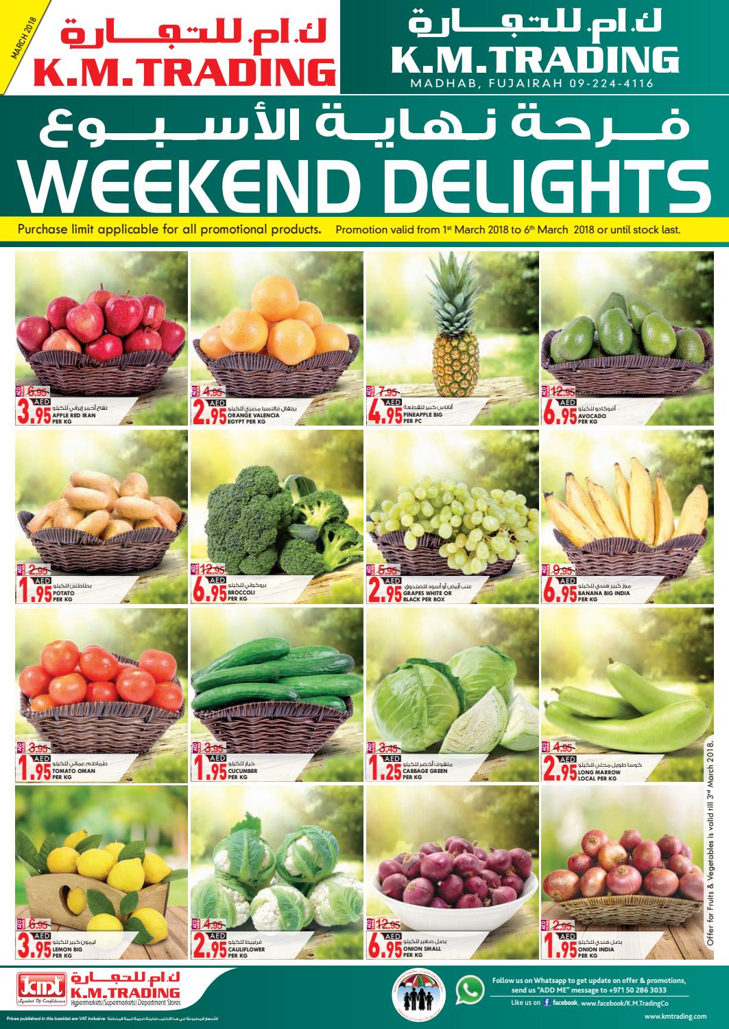 K.M.TRADING WEEKEND DELIGHTS -FUJERIAH EDITION - 1ST MARCH 2018 by K.M ...