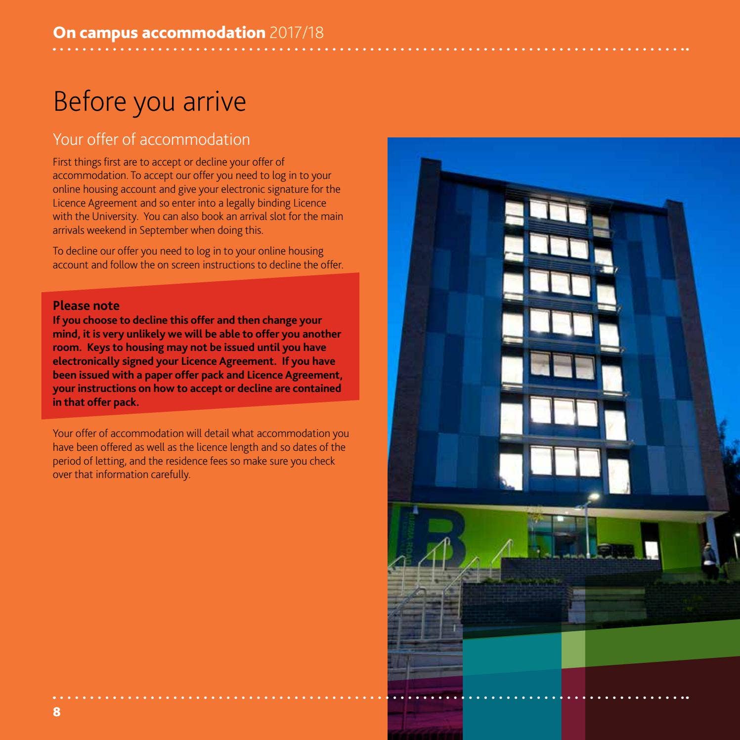 Student Resident Guide to on campus accommodation (including the ...