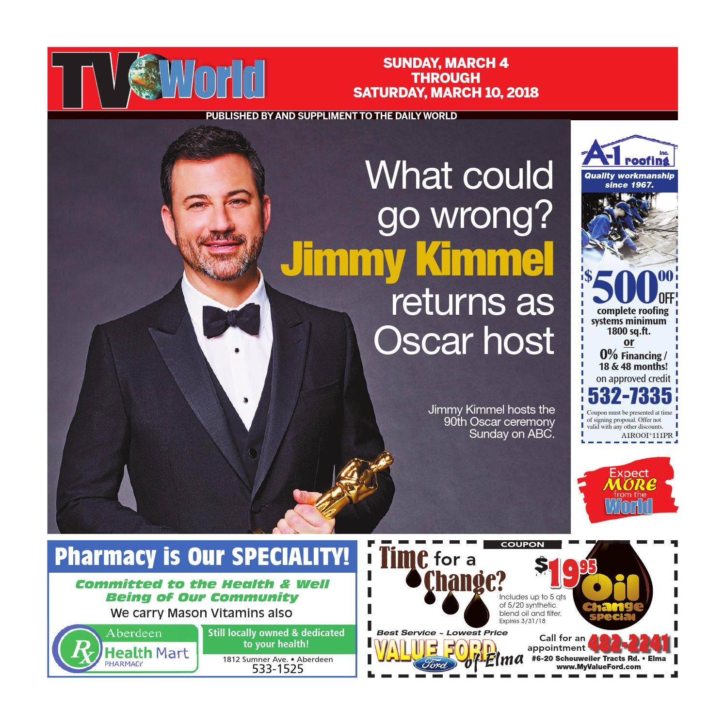 Aberdeen Daily World - TV World - TV World - March 4-10, 2018 by Sound ...