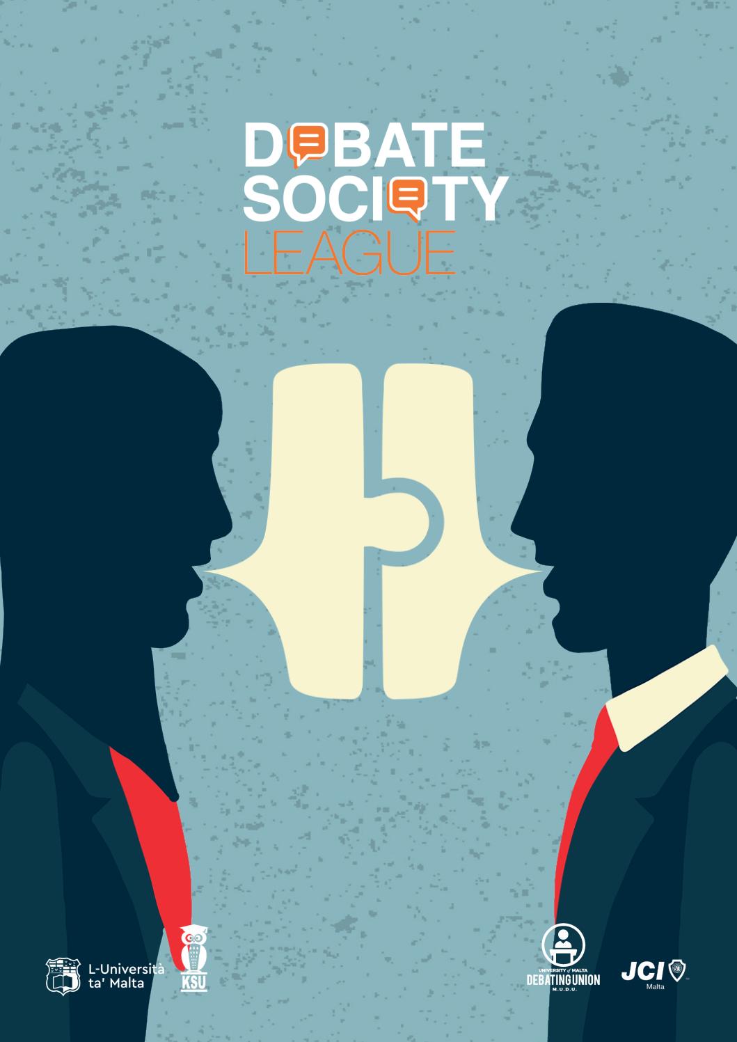 Debate Society League - Rule booklet by JCI MALTA - Issuu