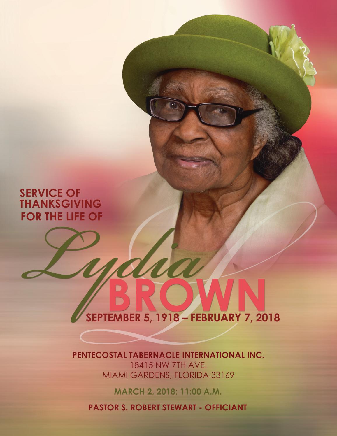 Lydia Brown by Gracious Grafx - Issuu