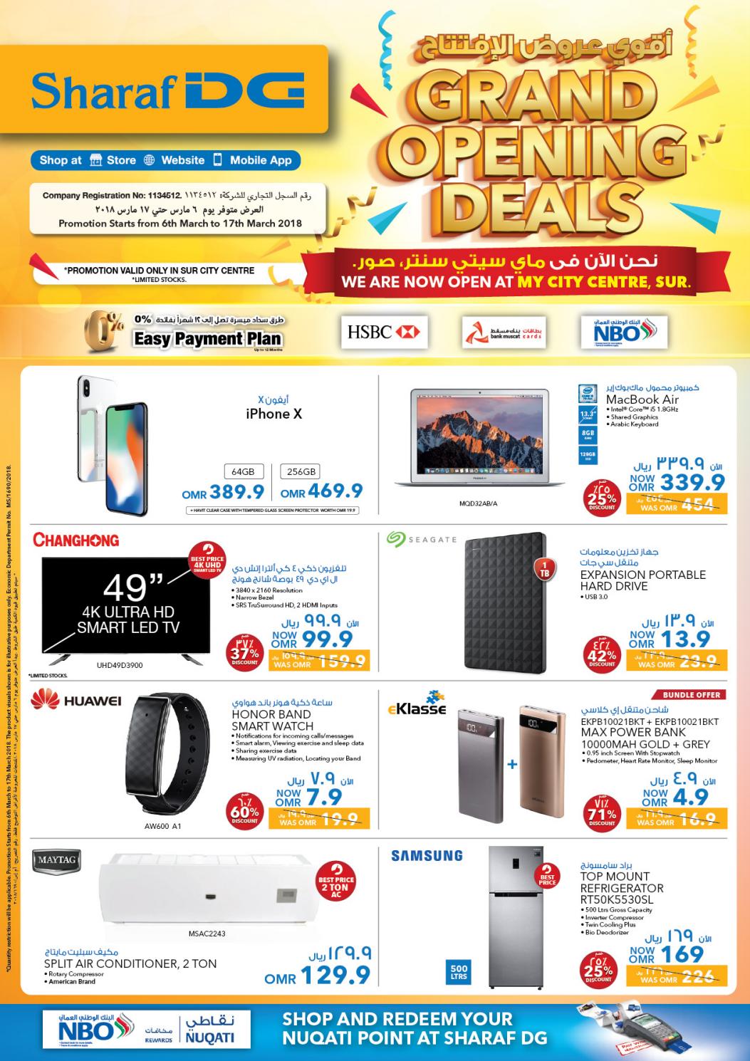 Gand Opening Deals- Sur, Oman-4 page by Sharaf DG - Issuu