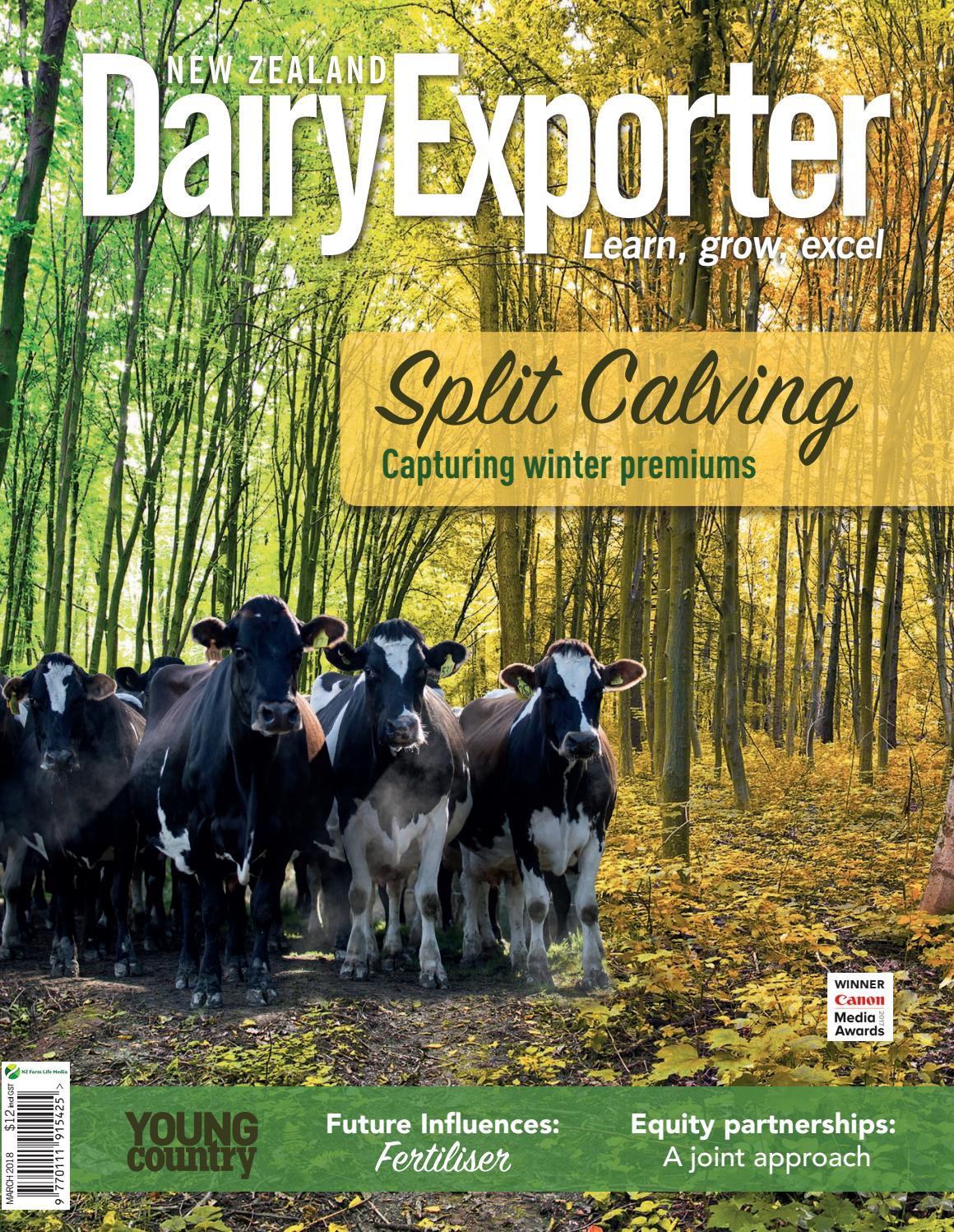 Dairy Exporter March 2018 sneak peek by NZ Farmlife Media - Issuu