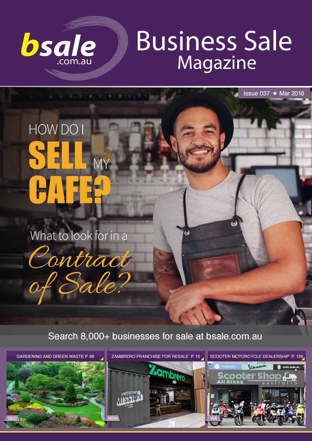 Business for sale Magazine March 2018 by BSALE Australia - Issuu