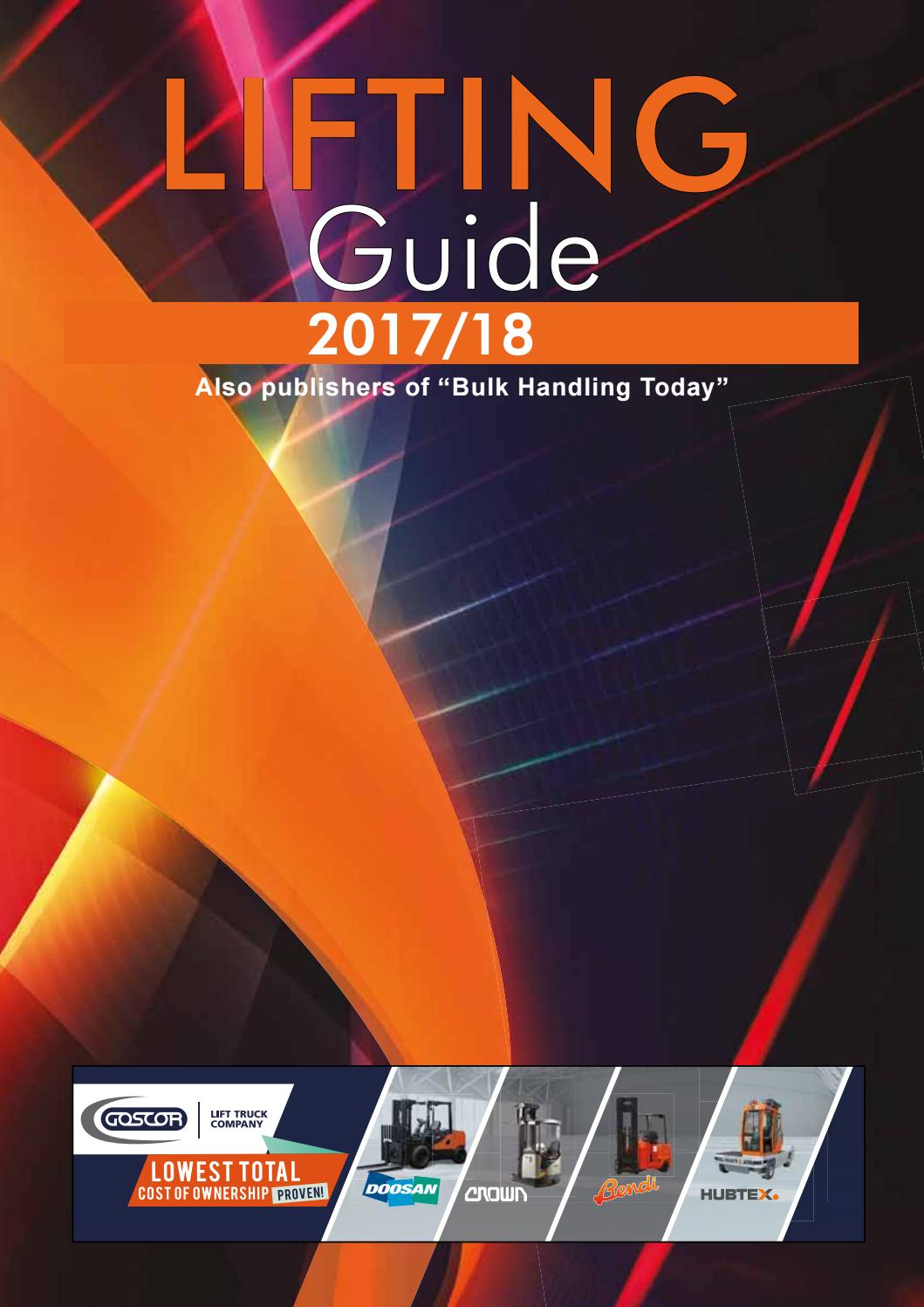 Bulk Lifting Guide 2017/18 by Promech Publishing - Issuu