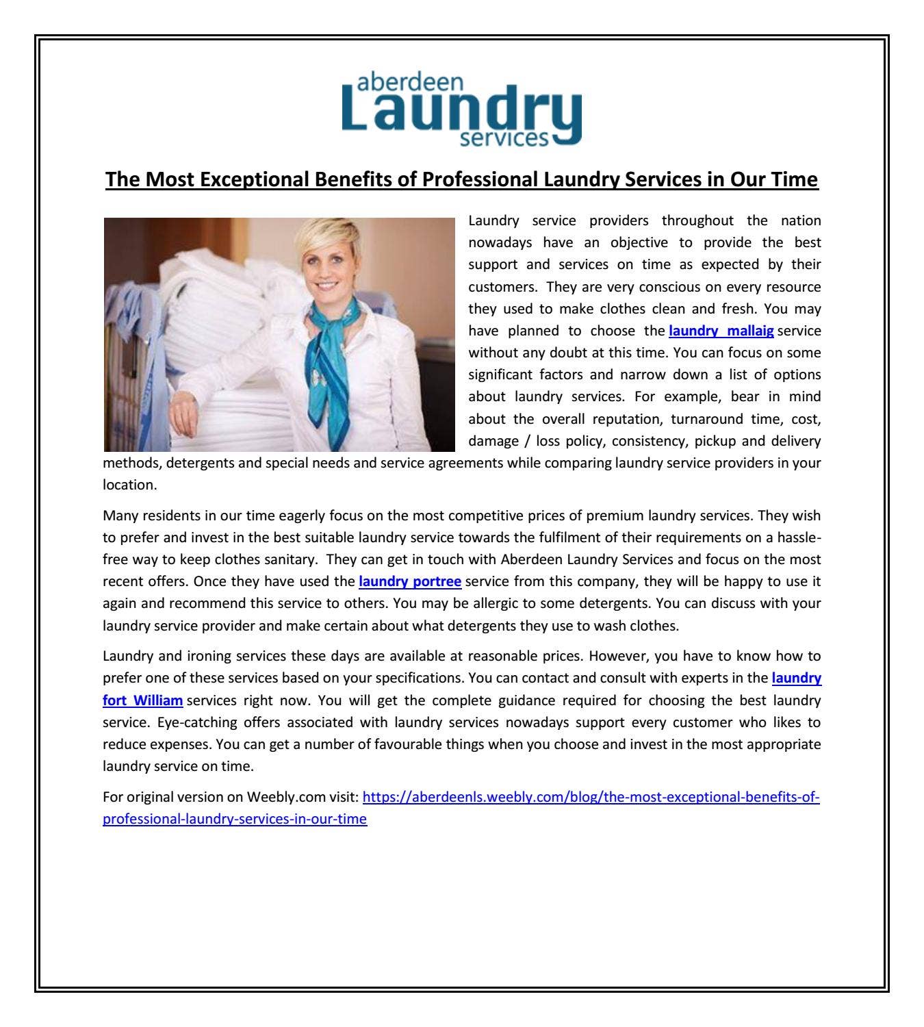 The Most Exceptional Benefits of Professional Laundry Services in Our ...