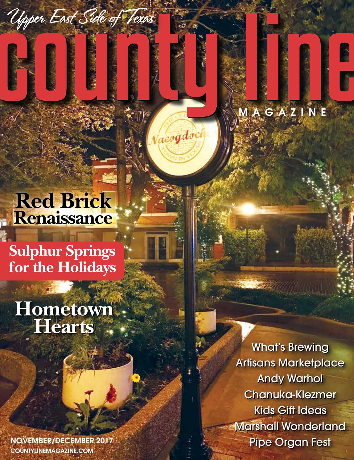 November/December 2017 County Line Magazine by County Line Magazine - Issuu