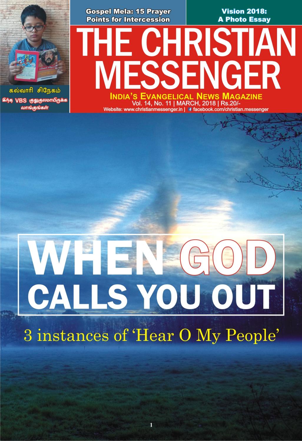 The Christian Messenger March 2018 English by Christian Messenger - Issuu