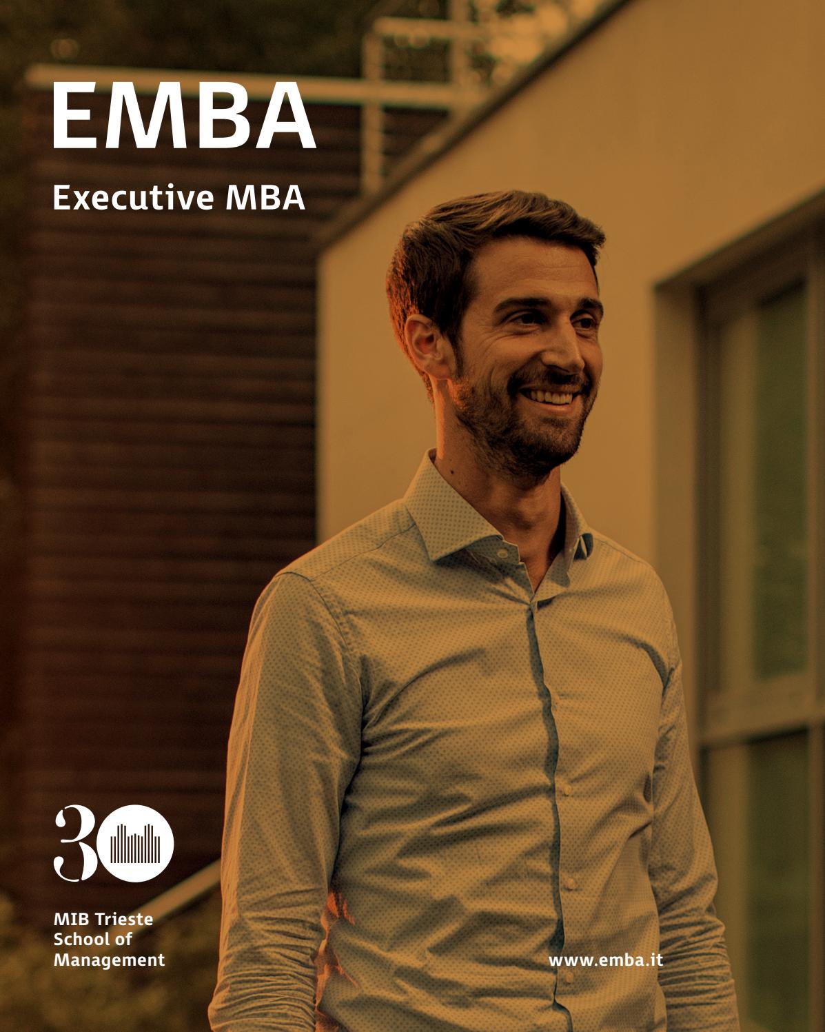 Executive MBA - EMBA 21 by MIB Trieste School of Management - Issuu