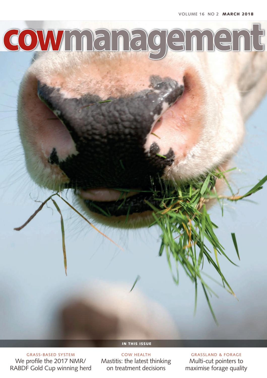 CowManagement march 2018 by CRV Uitgeverij/CRV Publishers - Issuu