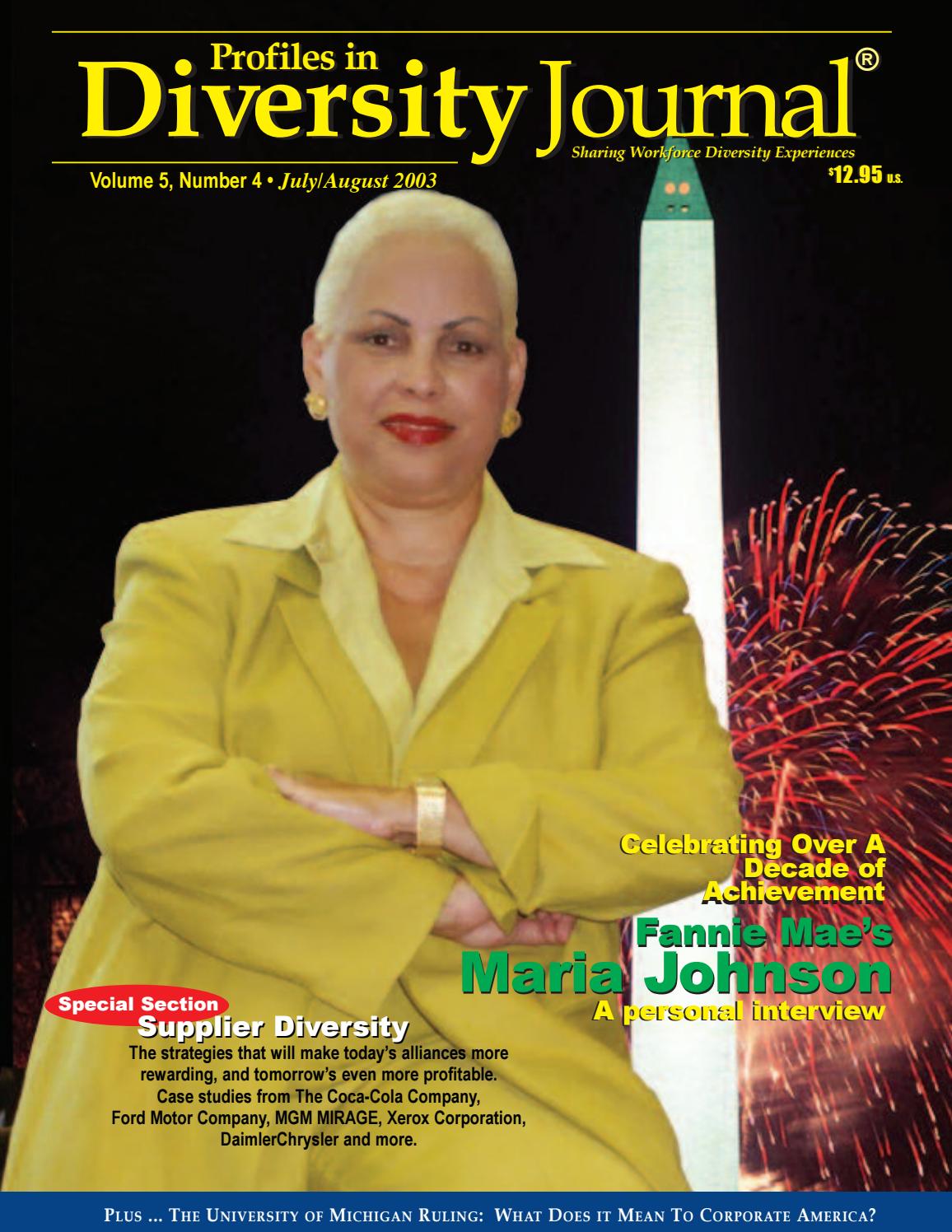 Diversity Journal - Jul/Aug 2003 by Diversity Journal - Issuu