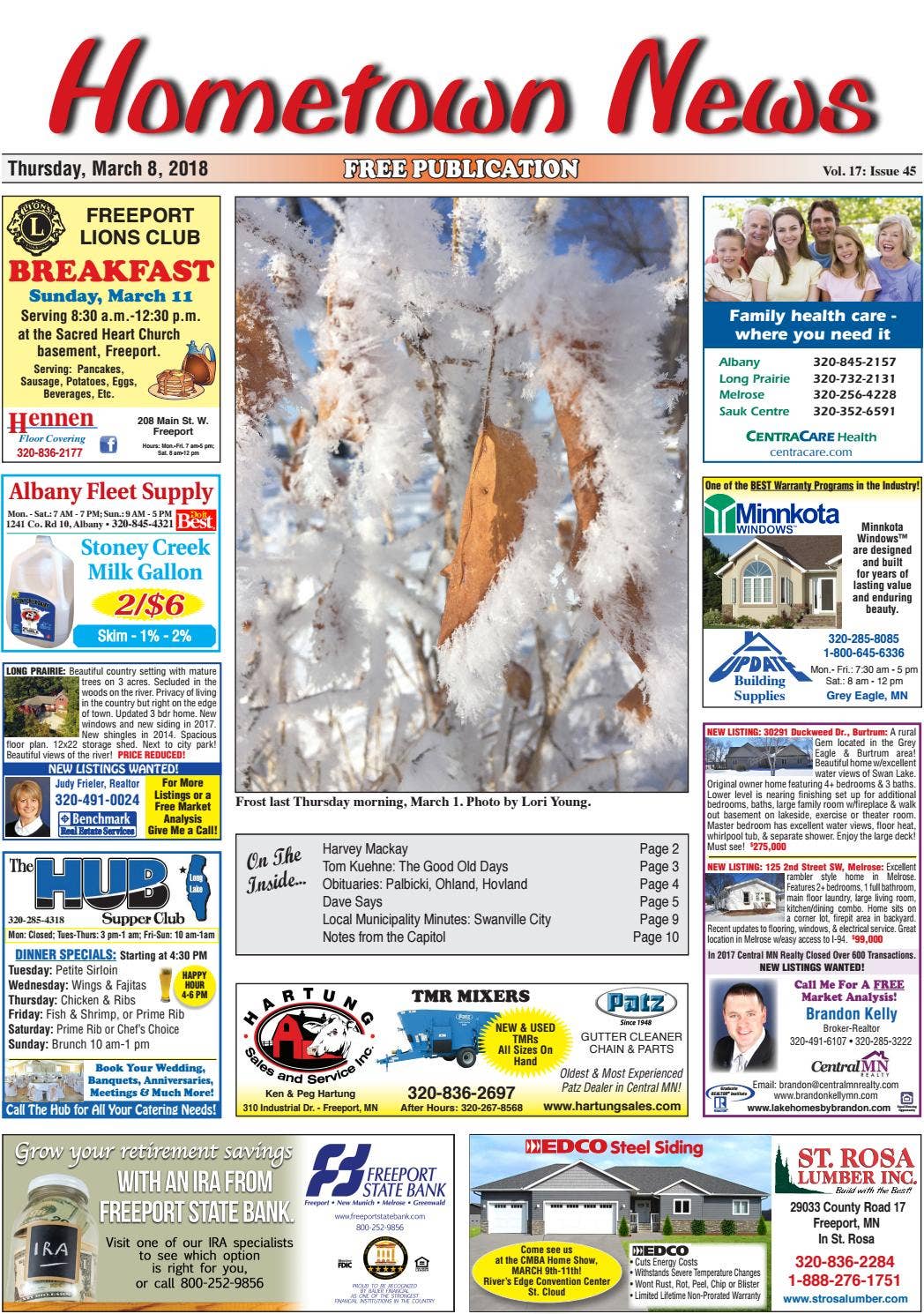 Hometown News March 8, 2018 by Hometown News - Issuu