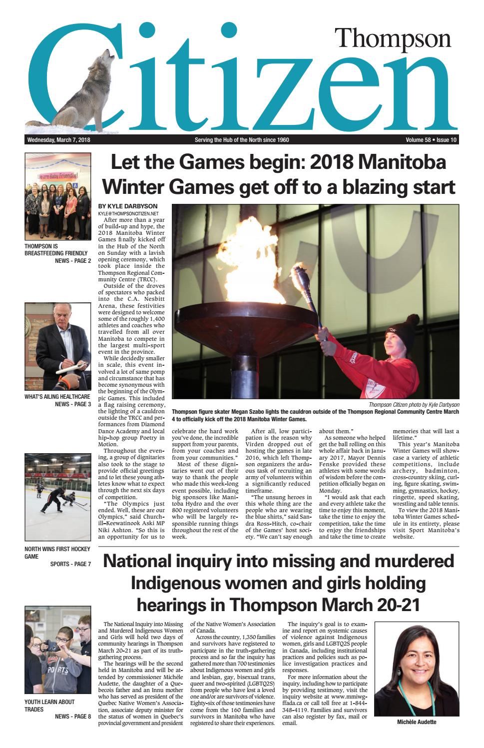 March 7 2018 by Thompson Citizen - Issuu