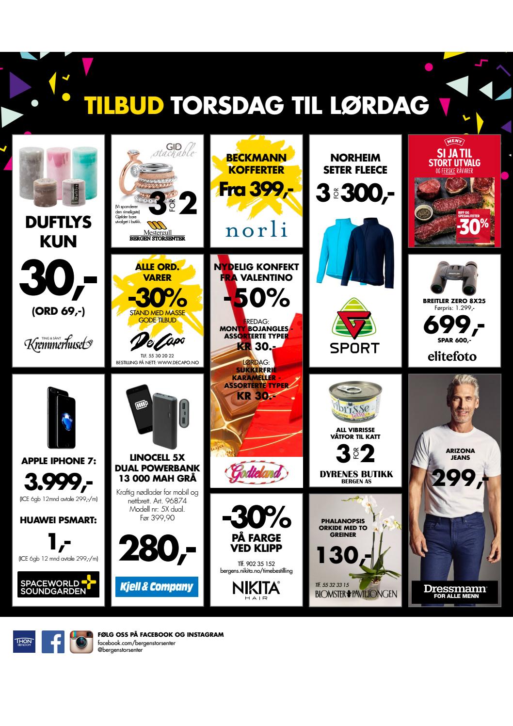 Tilbud torsdag, fredag og lørdag by Bergen Storsenter - Issuu