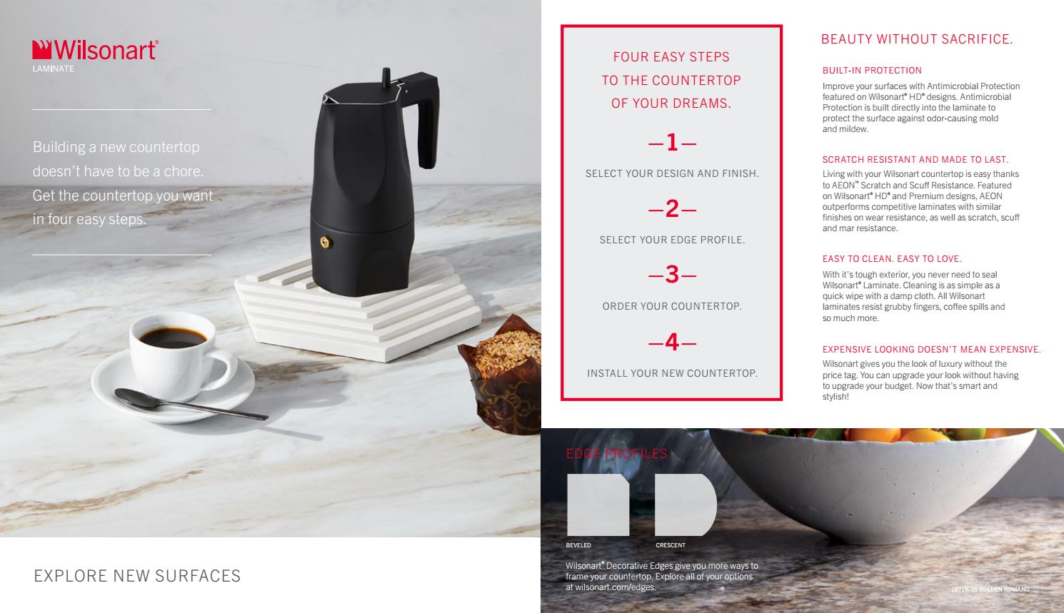 Wilsonart® Residential Brochure 2018 by Wilsonart - Issuu