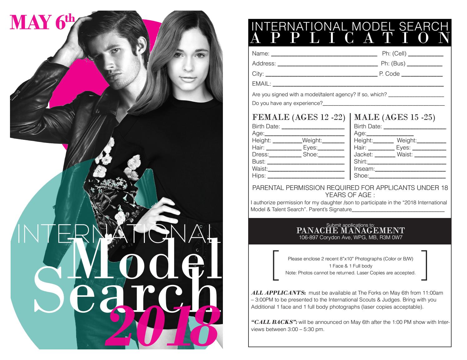 2018 International Model & Talent Search by Panache Management - Issuu