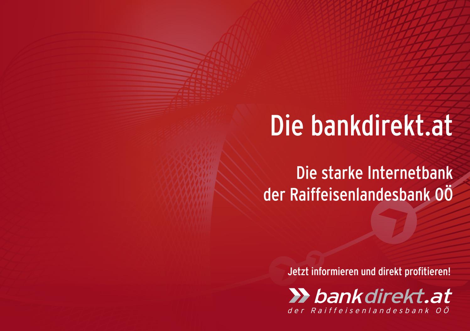Folder bankdirekt by Raiffeisen Oberoesterreich - Issuu