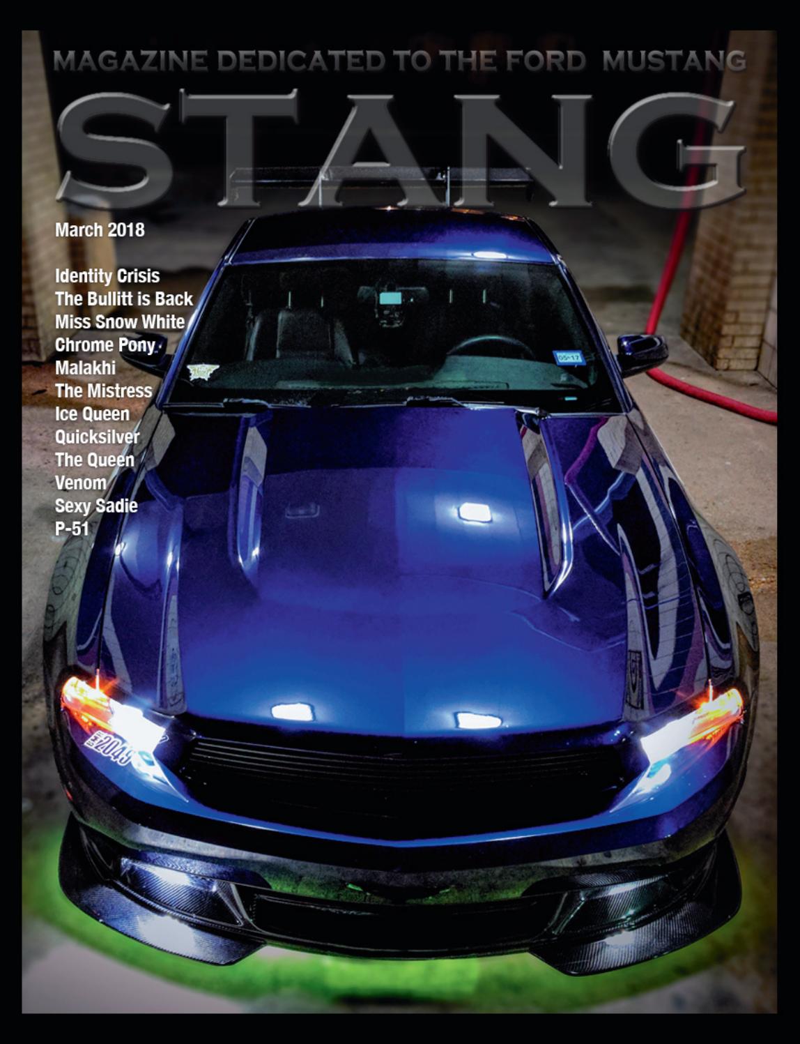 STANG Magazine March 2018 by STANG Magazine - Issuu