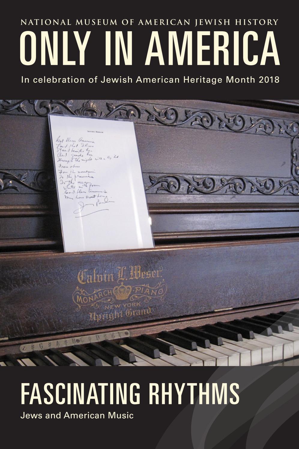 Jewish American Heritage Month at NMAJH, Spring 2018 by National Museum ...