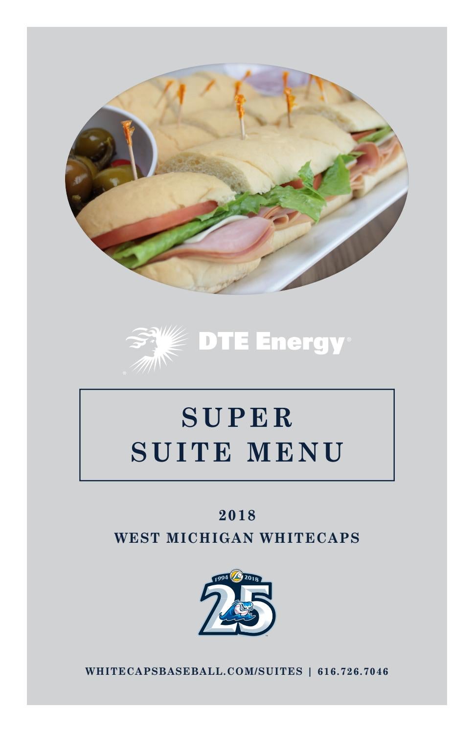 Super Suite Menu 2018 by West Michigan Whitecaps - Issuu