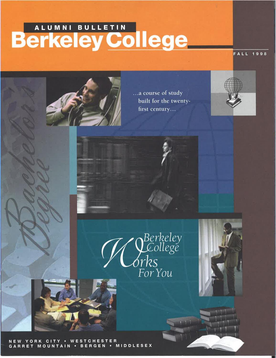 Berkeley College Alumni Bulletin 1998 by Berkeley College Alumni - Issuu