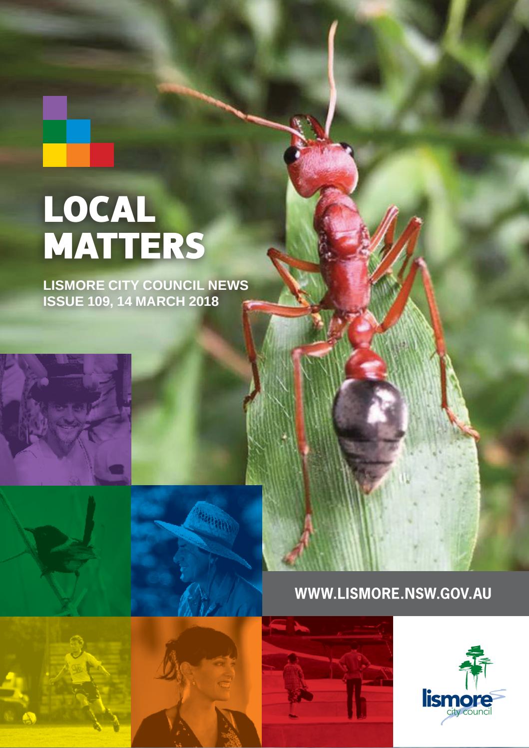 Local Matters: Issue 109 2018 by Lismore City Council - Issuu