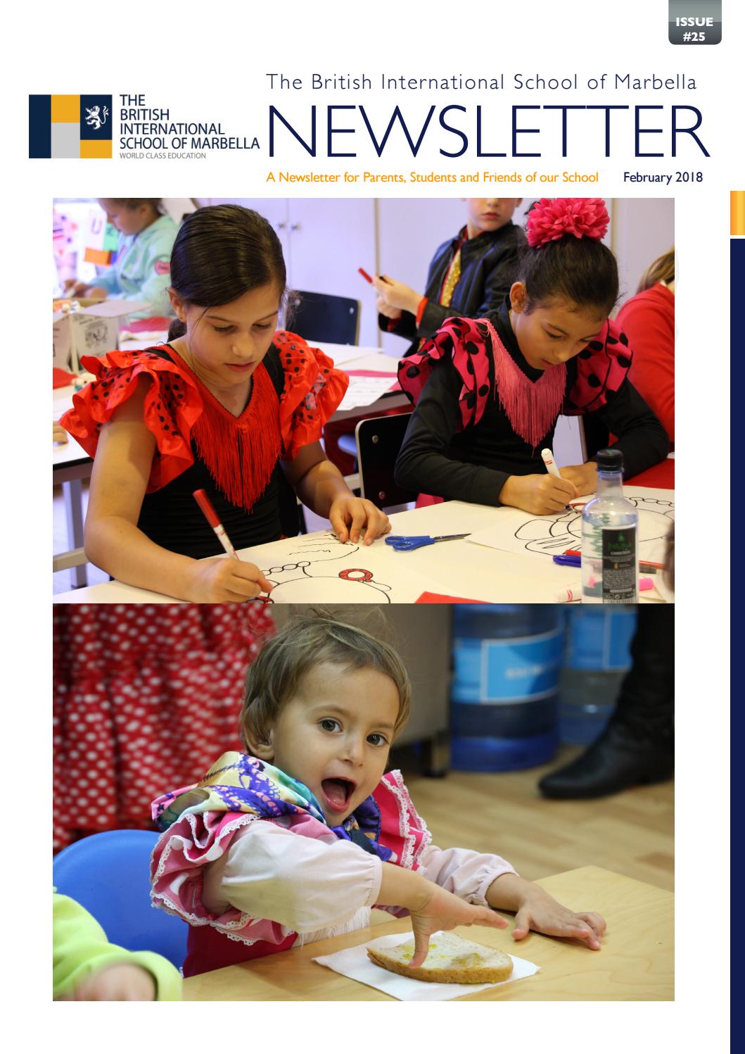 BISM Newsletter February 2018 by British Schools Foundation - Issuu