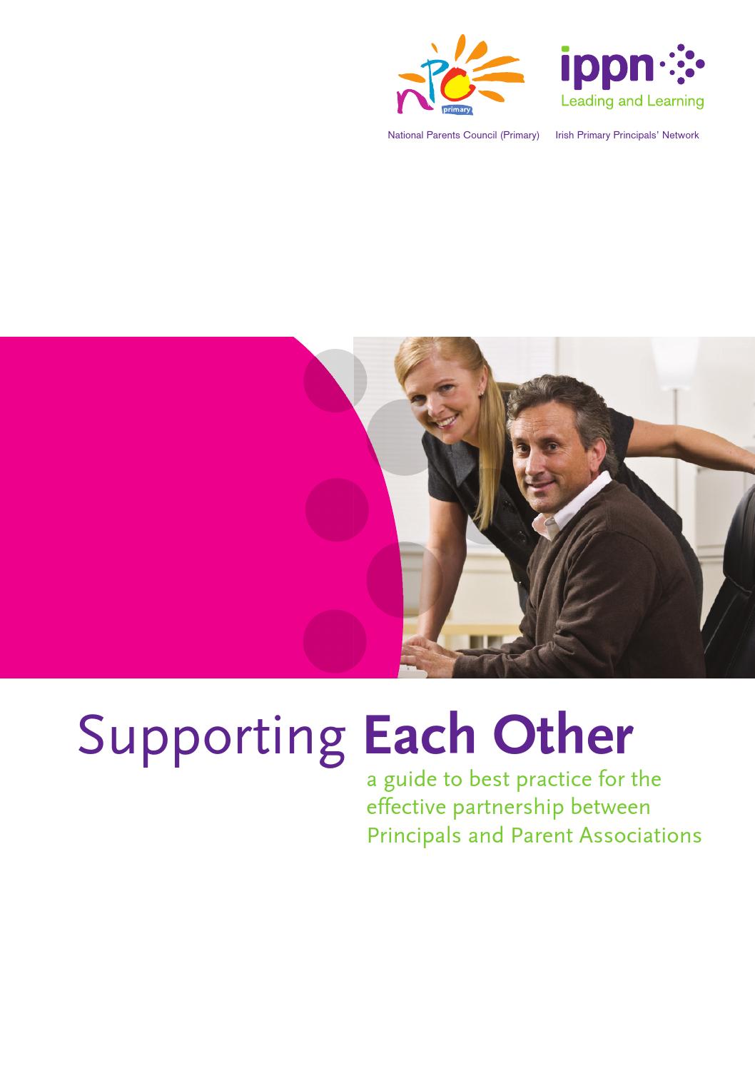 Supporting Each Other - A guide to effective partnership between ...