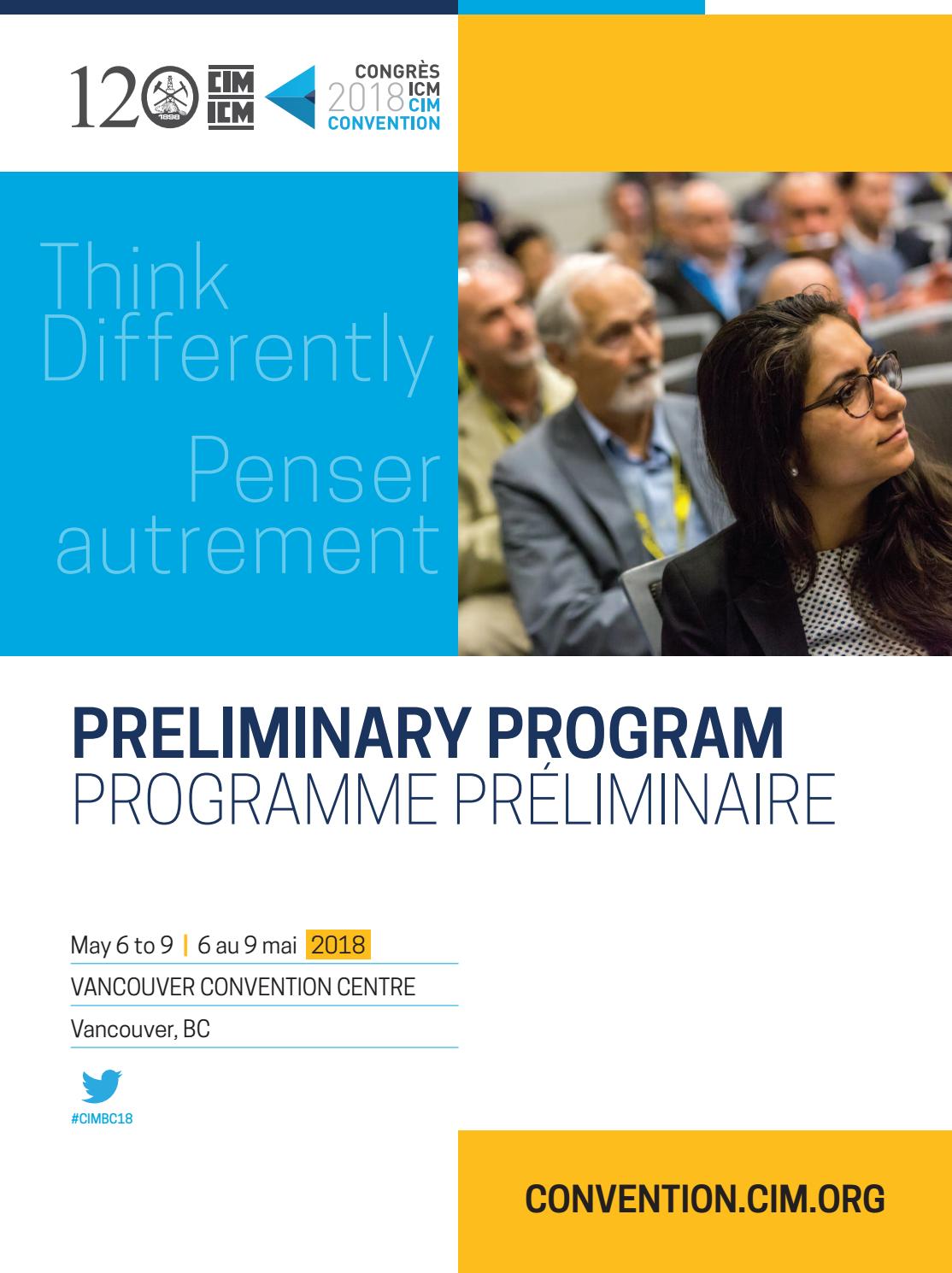 Preliminary program long for web by CIM-ICM Publications - Issuu