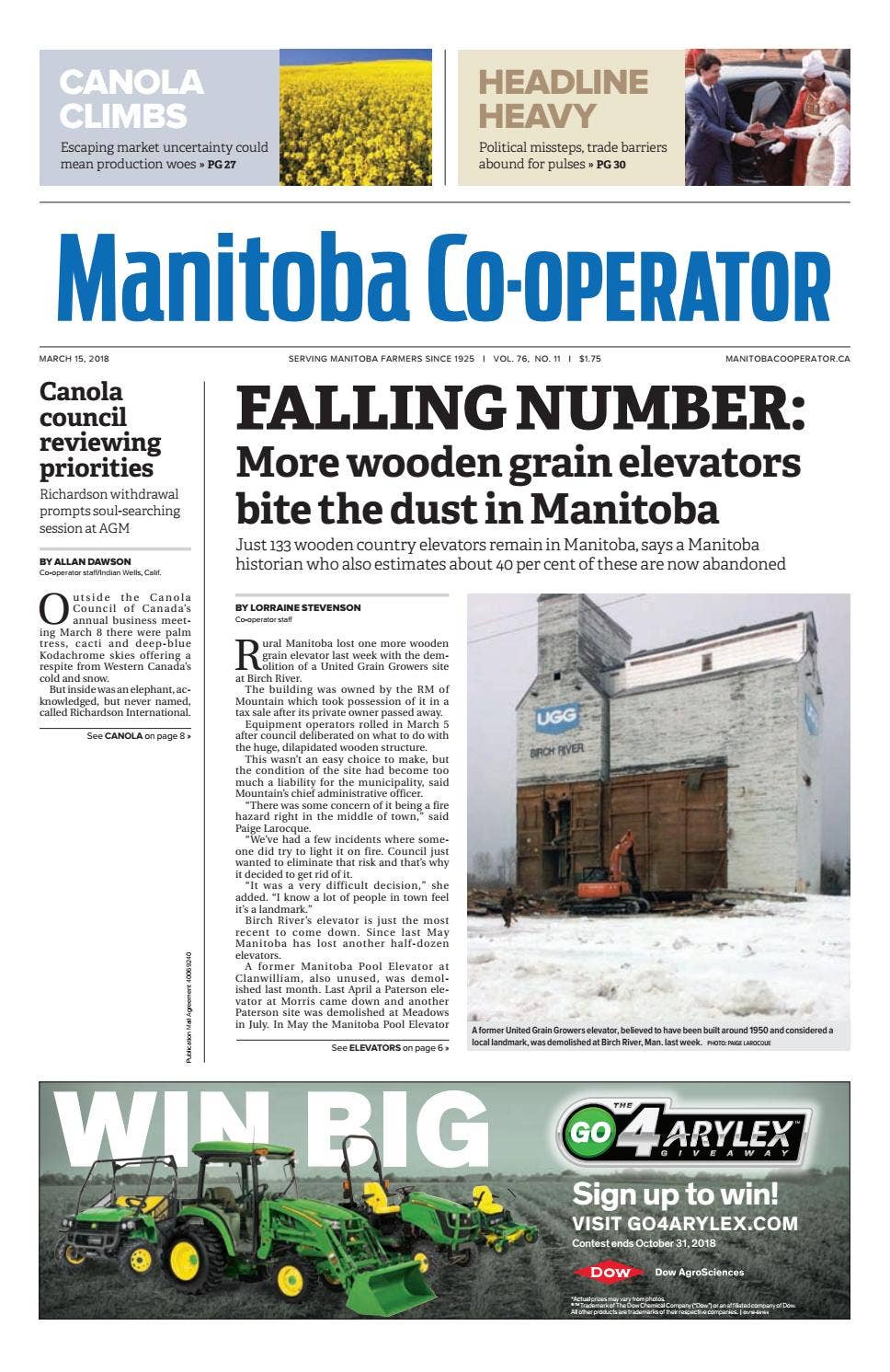 Manitoba cooperator by Farm Business Communications - Issuu