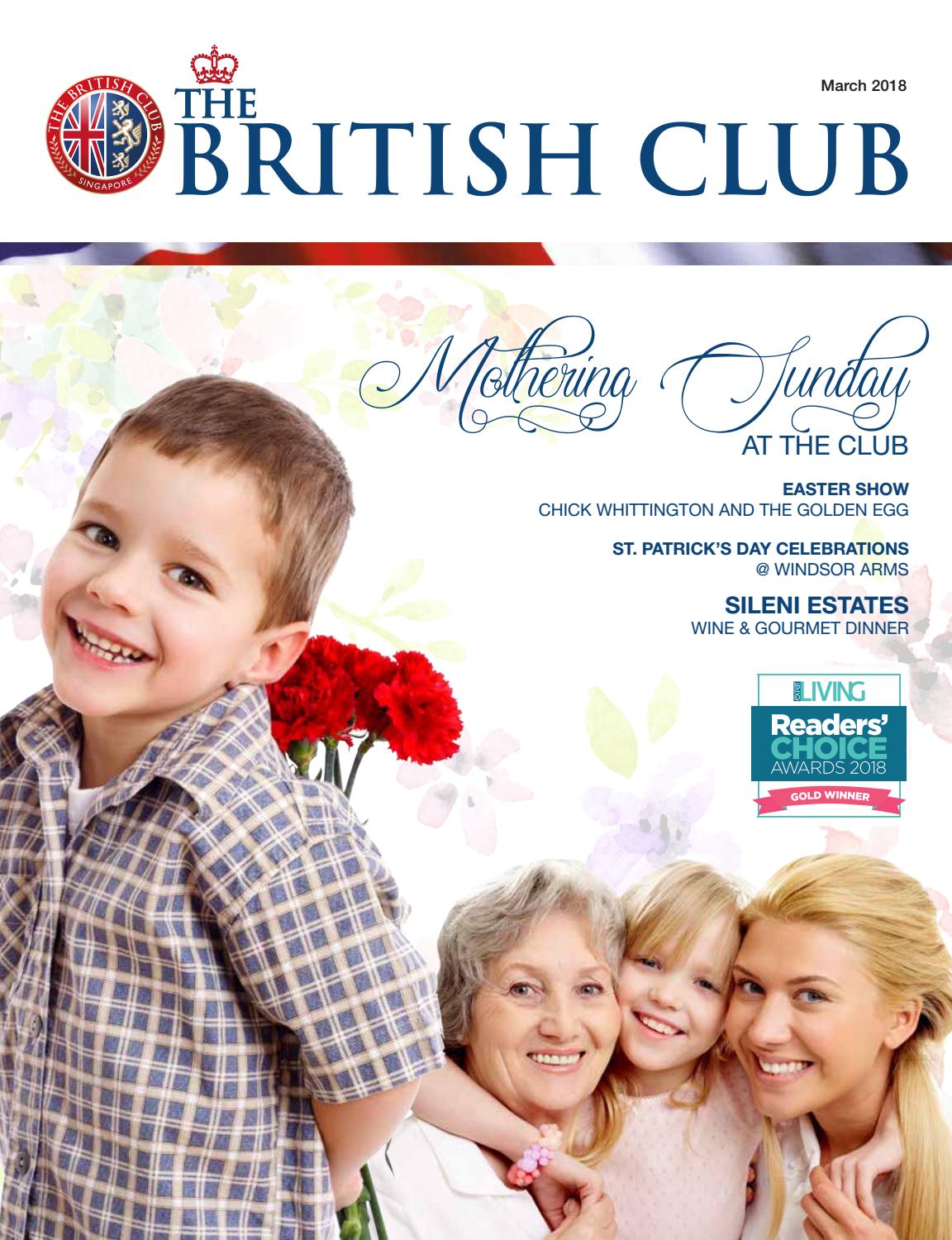 The British Club March Magazine 2018 by The British Club - Issuu