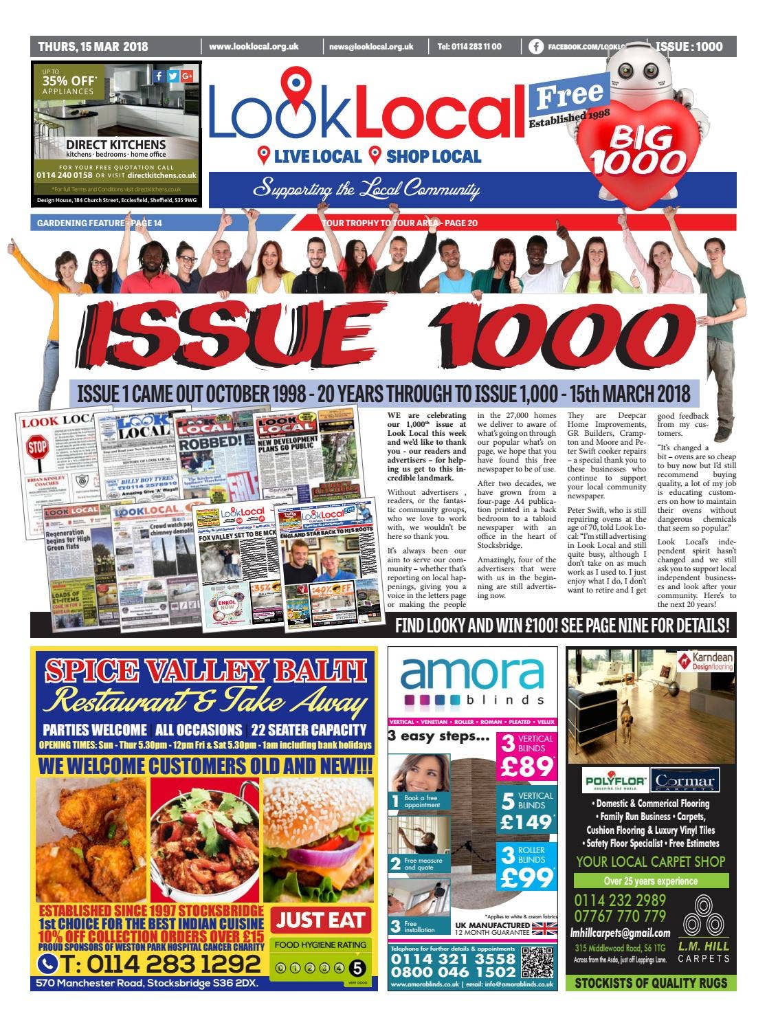 Issue 1000 Thursday 15 March 2018 by Look Local Newspaper - Issuu