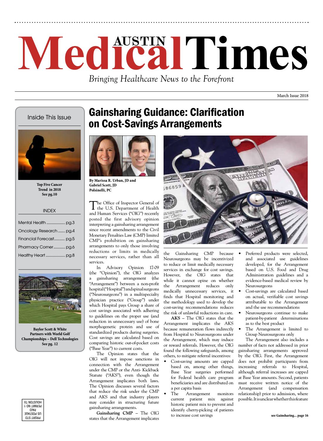 Austin Medical Times - March 2018 by Rick Delarosa - Issuu