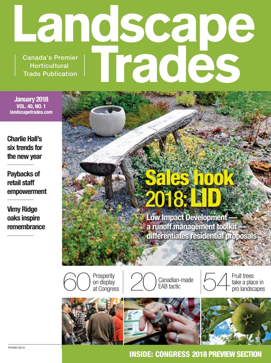 January 2018 Landscape Trades by Landscape Ontario - Issuu