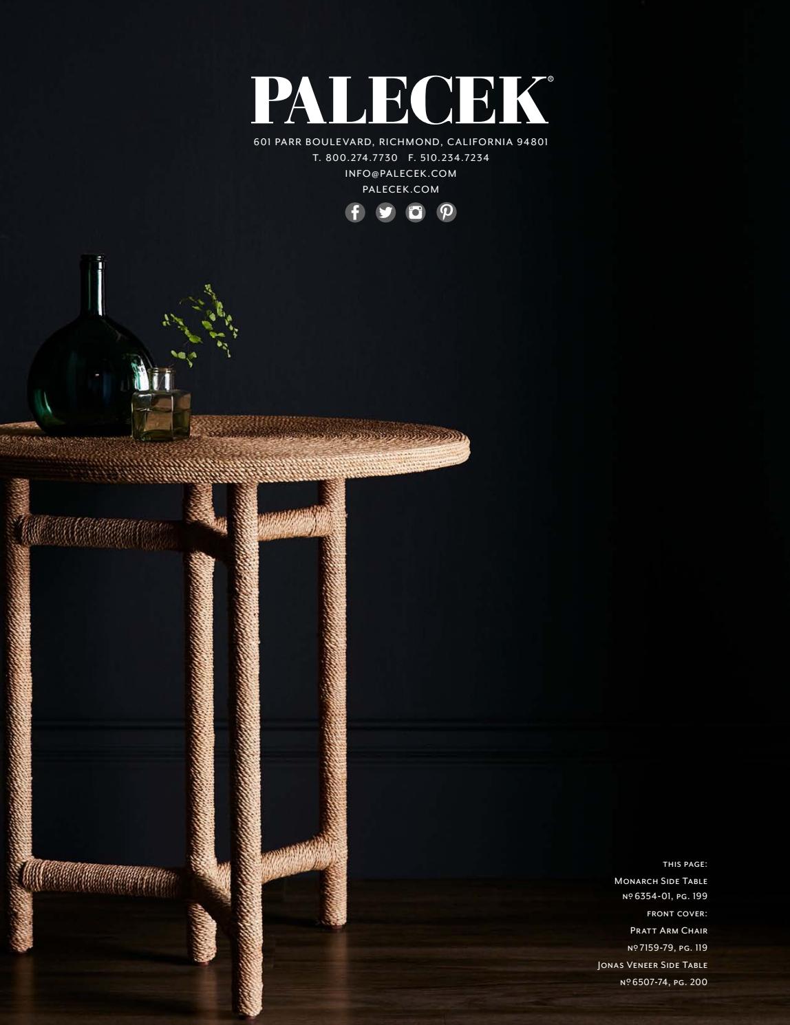 PALECEK 2018 Furniture & Accessories Catalog by palecekdesign - Issuu