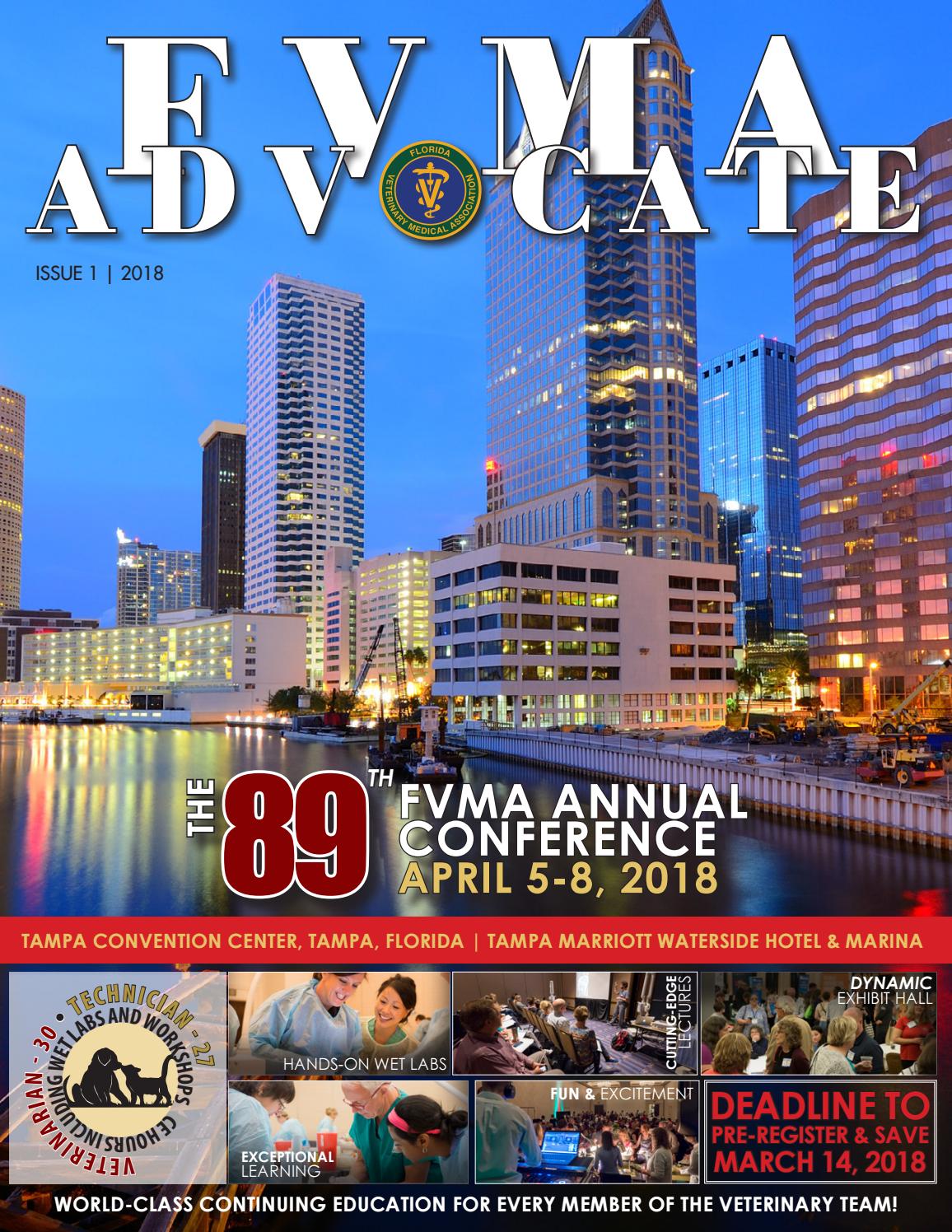 Advocate Issue 1, 2018 by FVMA - Issuu